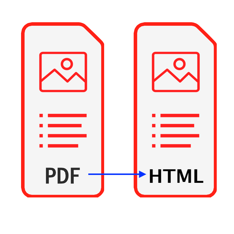 Diagram For PDF To HTML